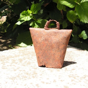 Antique Cow Bell 1800s Primitive Rust Bell Hand Forged Iron Bell Animal ...