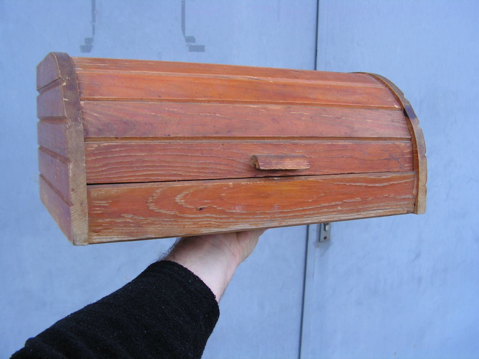Vintage Wooden Bread Box Wooden Storage Box Retro Bread Box - Etsy