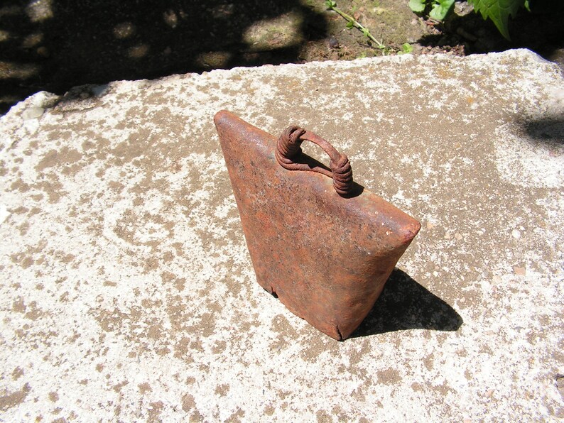 Antique Cow Bell 1800s Primitive Rust Bell Hand Forged Iron - Etsy