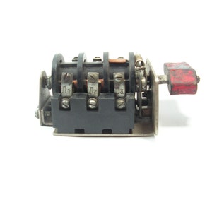 Vintage Mechanical Switch 1957s, Switch 220V 500V, Toggle Massive ...