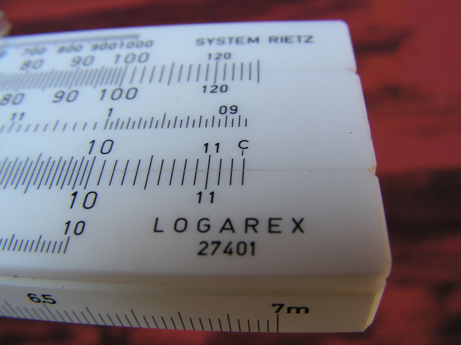 Vintage Slide Scale Rule LOGAREX Retro Logarithmic Ruler NOS | Etsy