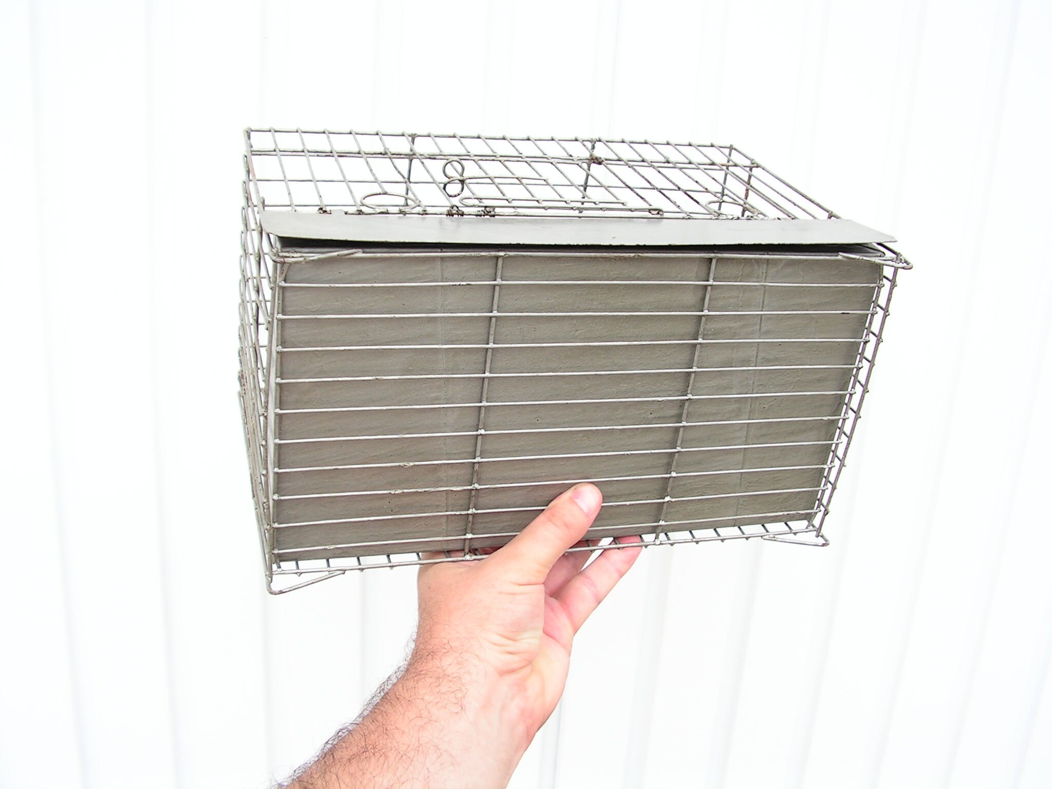 Antique Wire Cage Bird Cage With One Doors Hand Made Wire - Etsy