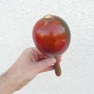 Vintage Maracas, Hand-made Maracas With Wooden Handle, Percussion ...