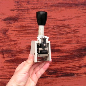 Vintage Automatic Numbering Machine Old Office DDR Stamp Retro - Etsy
