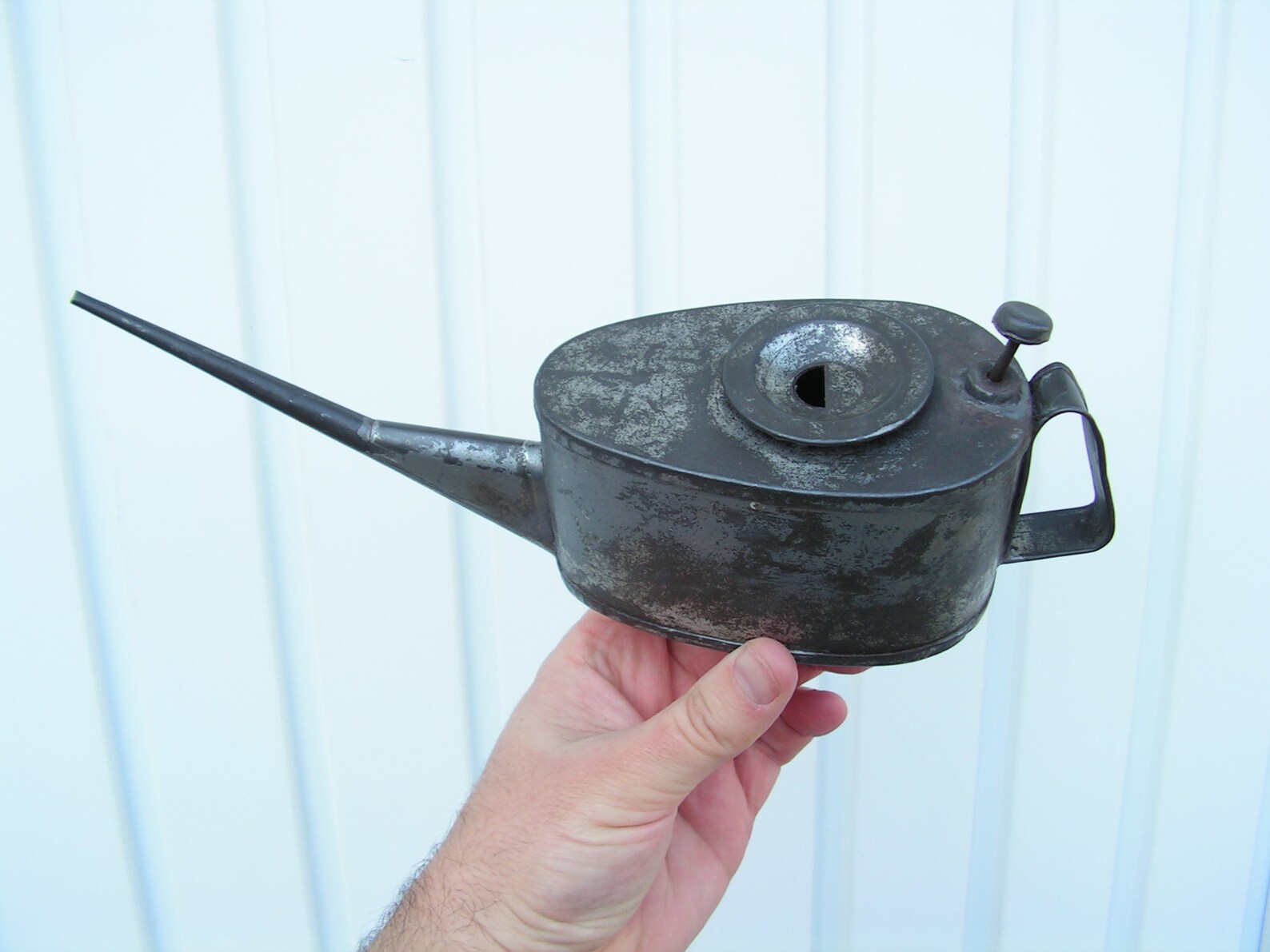 Vintage Pump Oil Can Oil Tin Long Spout Oil Can Antique - Etsy