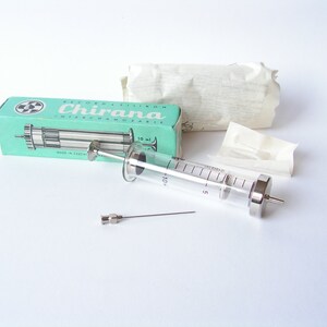 Glass Syringe CHIRANA Never Used Glass 10ml Syringe With Needle ...