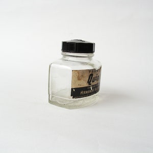 Parker Quink Bottle Bottle 1960s Ink Bottle Vintage Glass Bottle With ...