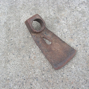 Antique Metal Adze, Small Hammer Wooden Handle, Old Metal Tool ...
