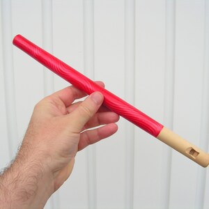 Vintage Red Wooden Flute Whistle Flute Wood 6 Holes Wooden Musical ...
