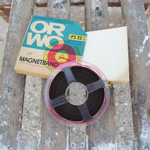 Vintage ORWO Magnetophone Recording Tape, German Music Tape, 1970s - Etsy