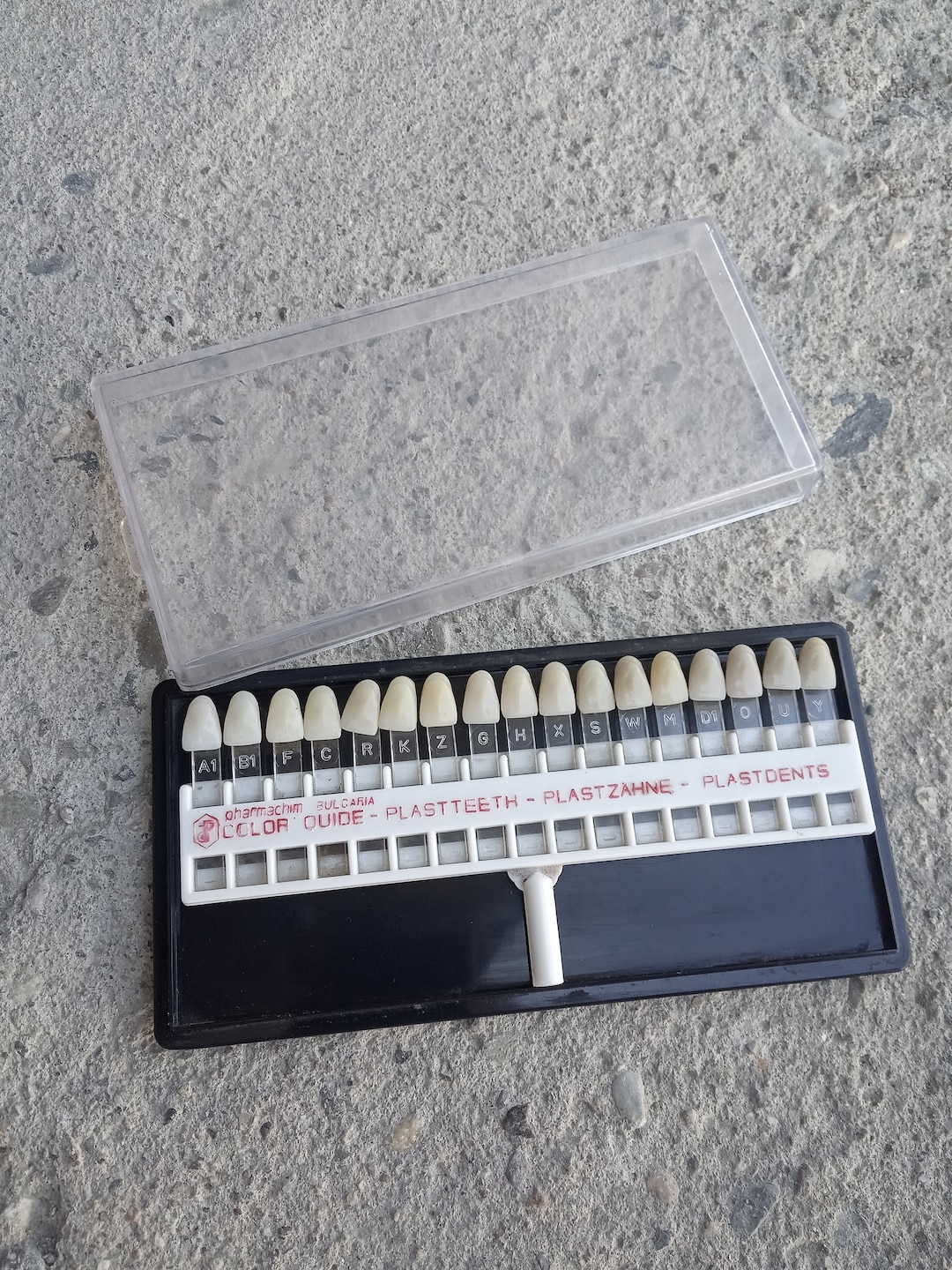 Dental Shade Guides Bulgaria Dentist Tool Vintage Dental Shade Guides ...