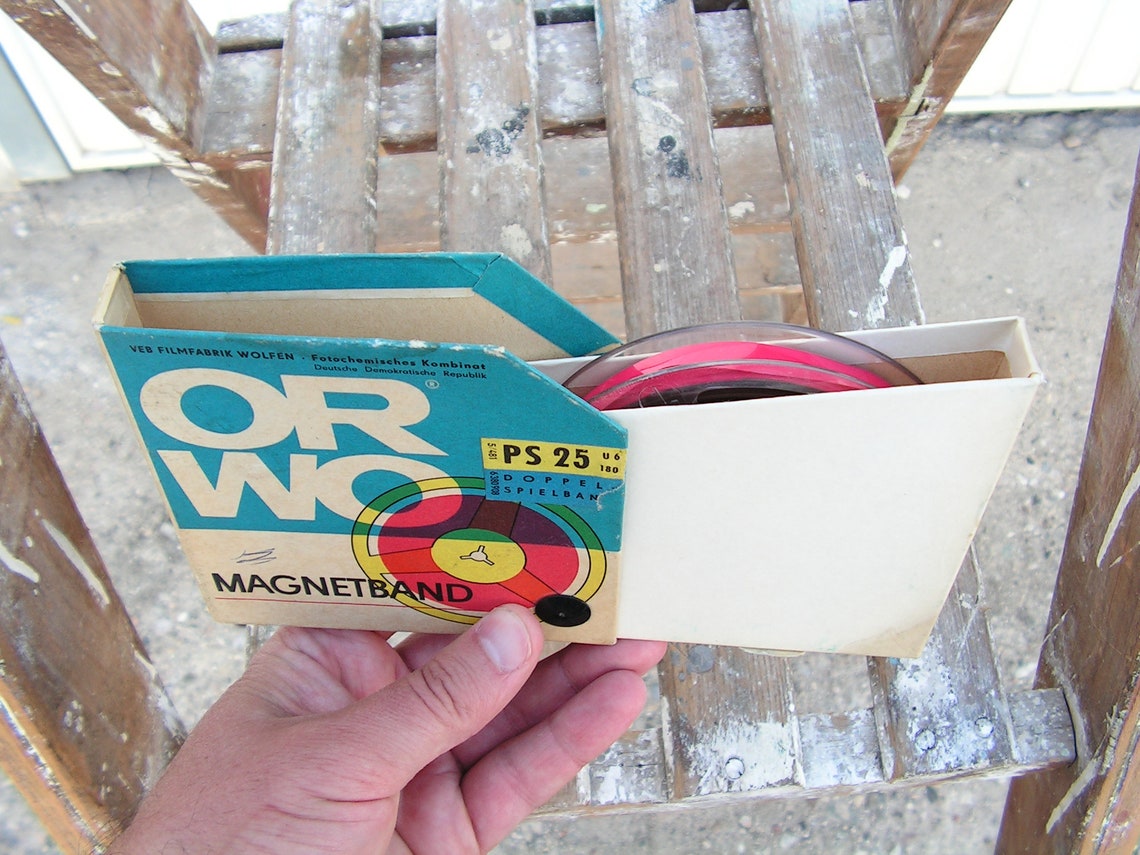 Vintage ORWO Magnetophone Recording Tape, German Music Tape, 1970s - Etsy