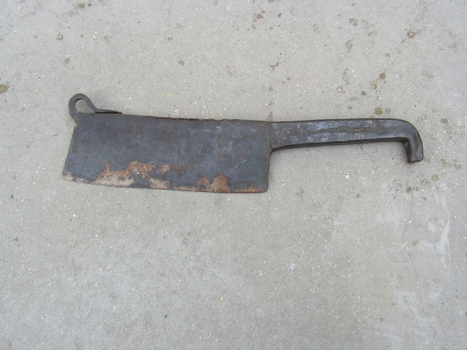 Primitive cleaver knife 1930s Meat chopper patina Vintage | Etsy