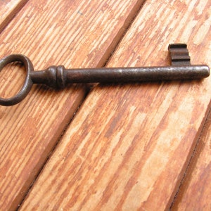 Vintage Key With Letter F Big Vintage Key Long Iron Key Old Key Antique ...