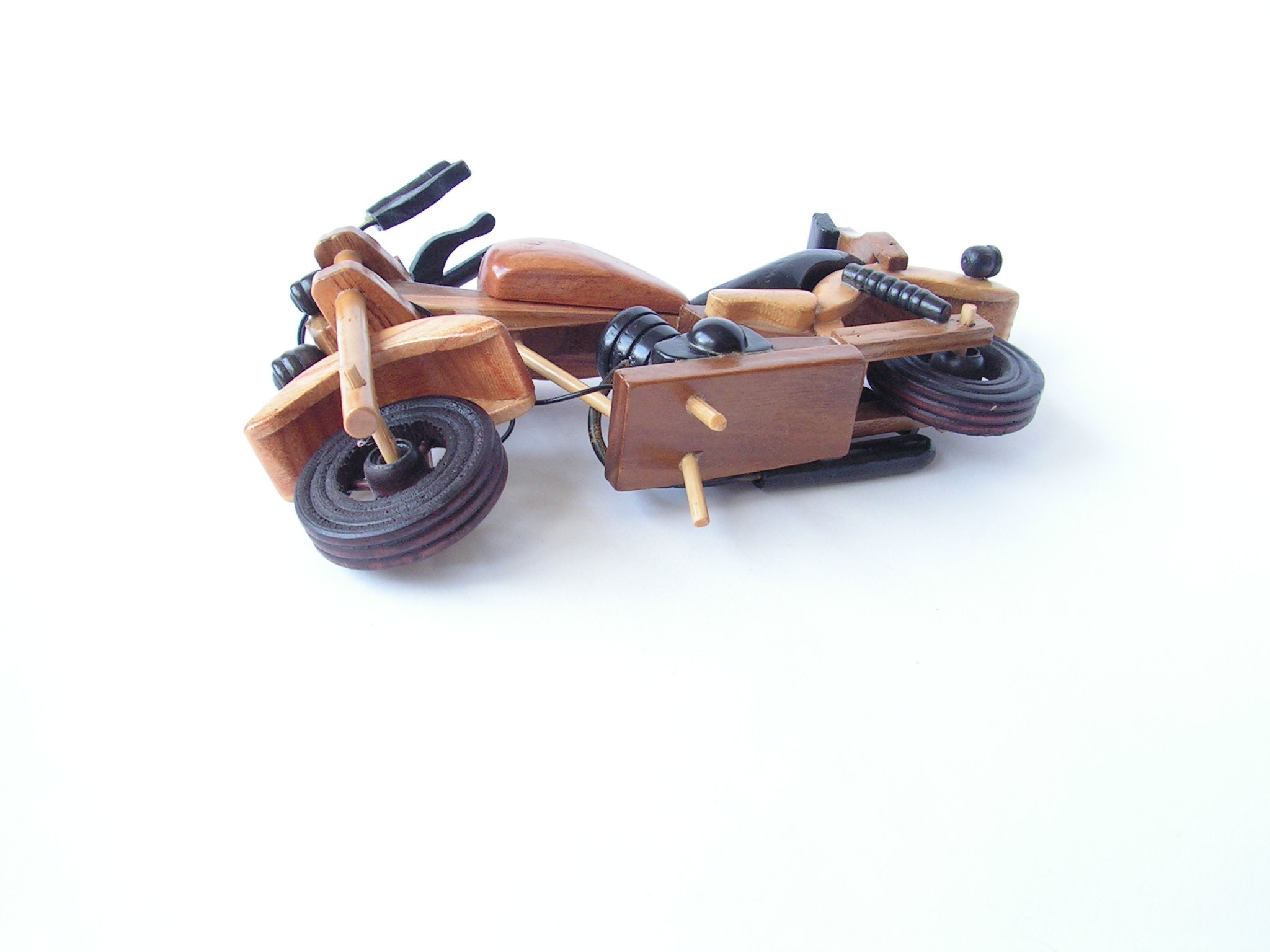 Vintage Motorcycle Wooden Model Motorcycle Handmade Motorcycle Wooden ...