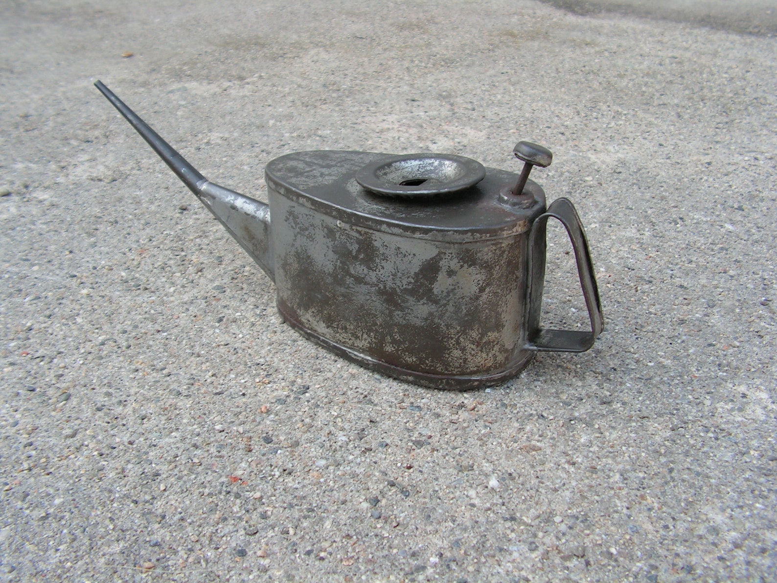 Vintage Pump Oil Can Oil Tin Long Spout Oil Can Antique | Etsy