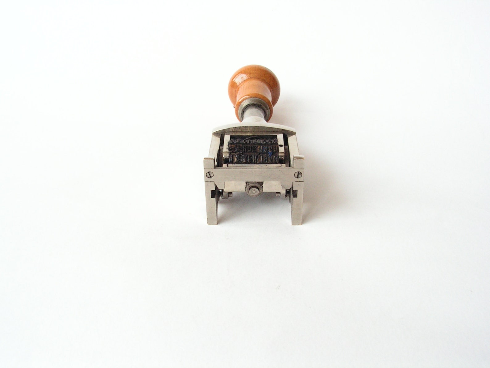 Vintage Date Stamp wooden handle Office Stamp Old Stamp Stamp | Etsy