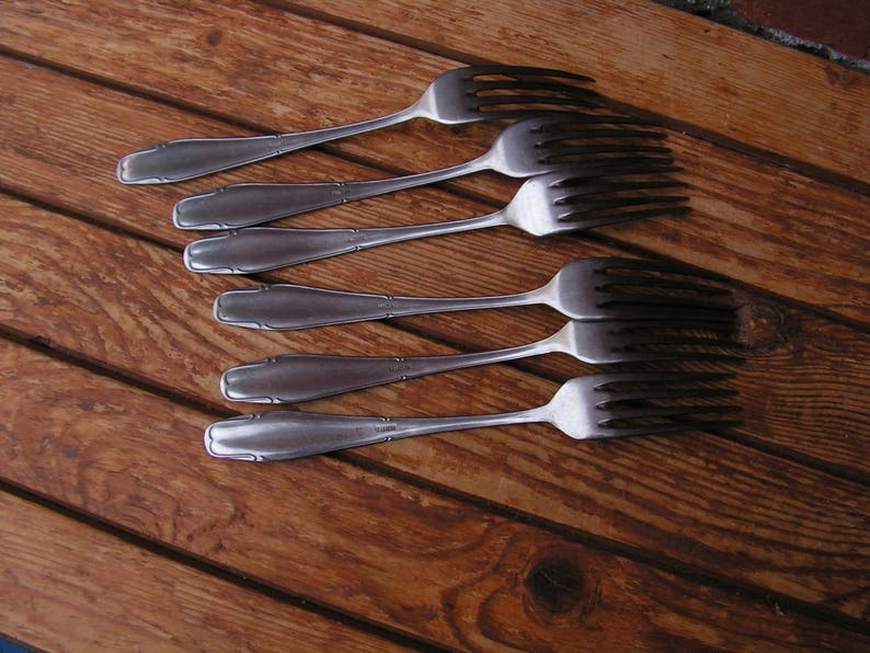 Vintage Set of 6 Forks Forks ROSTFREI SOLENGEN Metal Forks - Etsy
