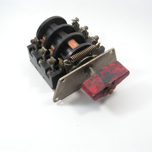 Vintage Mechanical Switch 1957s, Switch 220V 500V, Toggle Massive ...