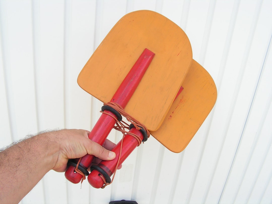 Handmade Wooden Oars, Small Oars Set, Nautical Short Oars, Nautical ...