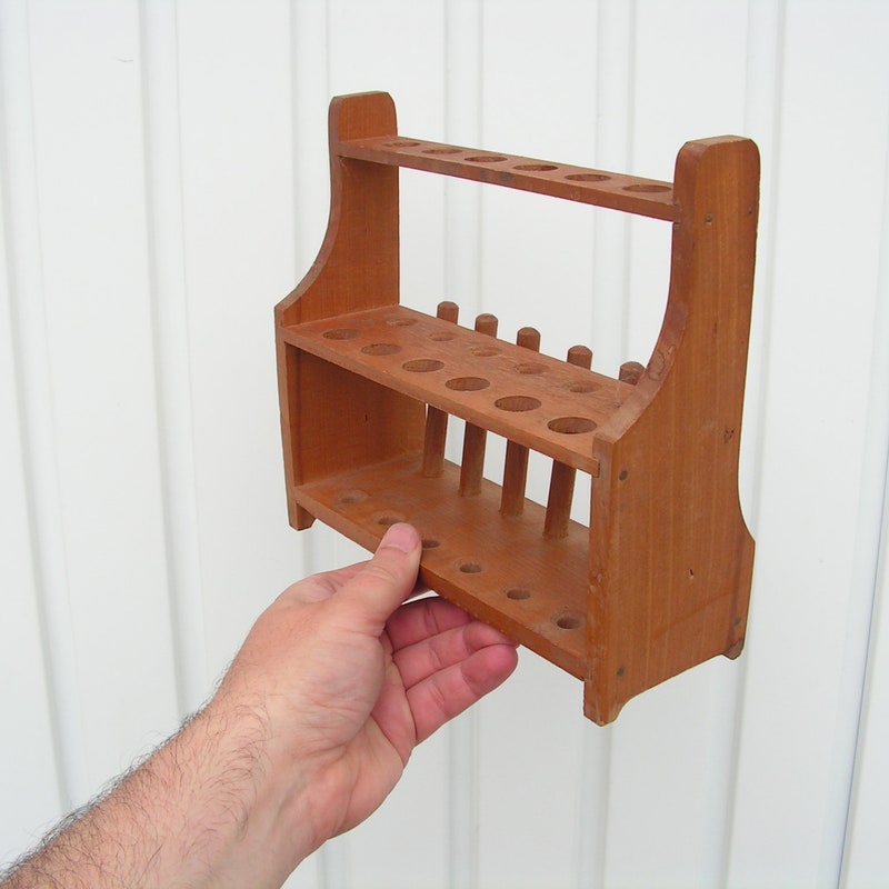 Wood Test Tube Rack - Etsy