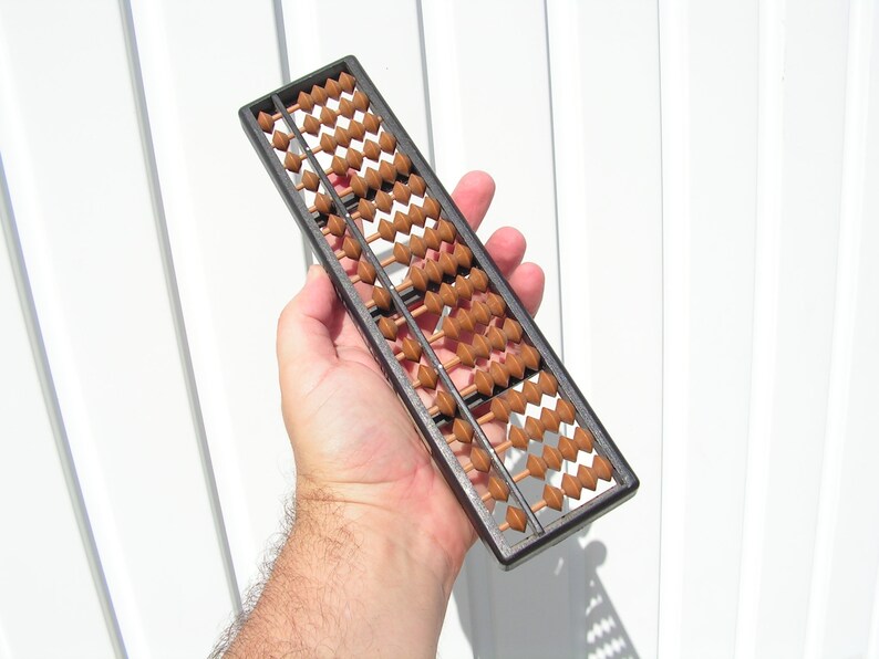 Vintage Plastic Abacus Retro School Abacus Primitive - Etsy