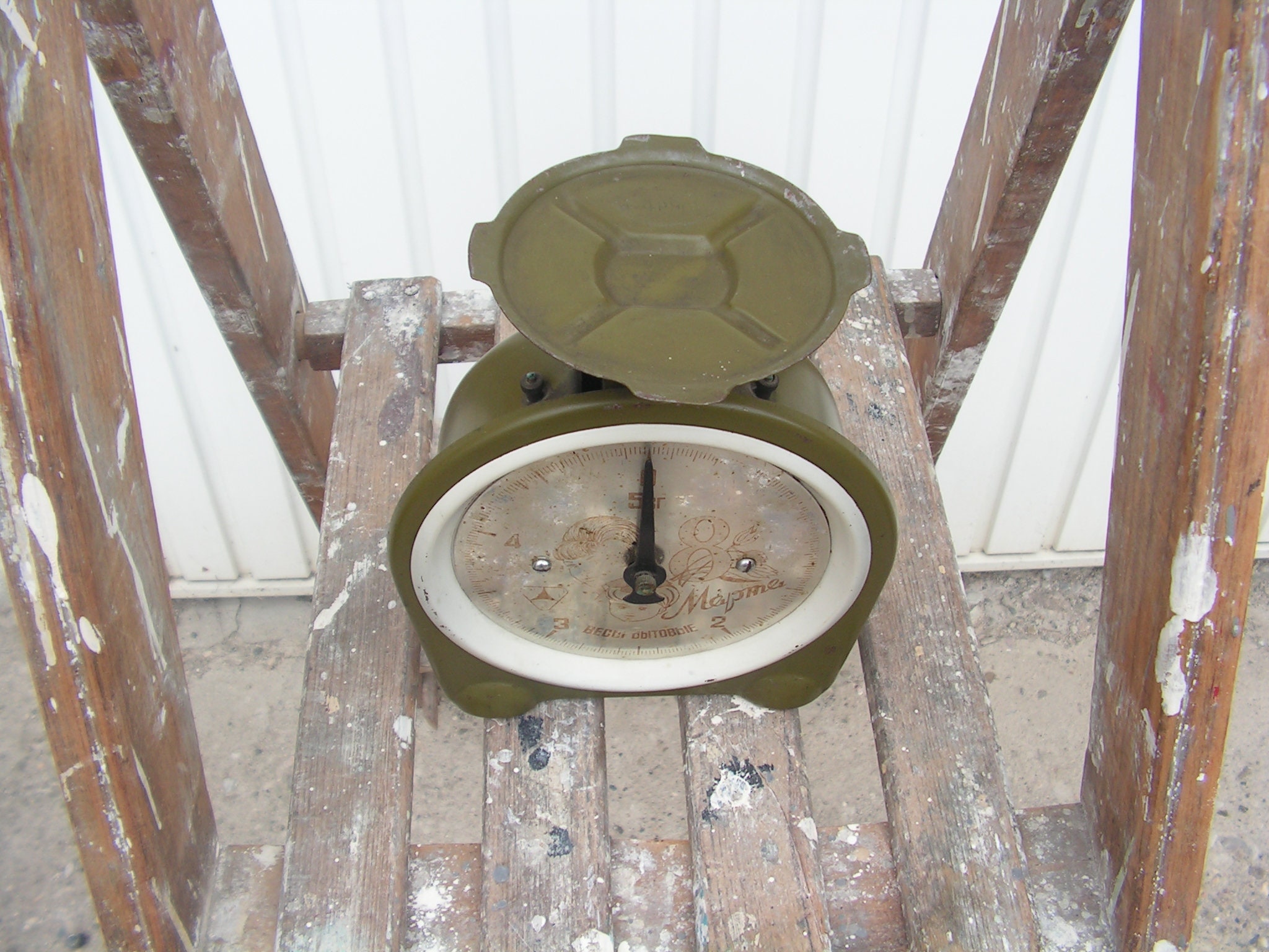 Working Metal Scale Retro Soviet Kitchen Scale Vintage Cooking ...