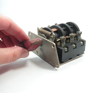 Vintage Mechanical Switch 1957s, Switch 220V 500V, Toggle Massive ...