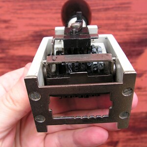 Vintage Automatic Numbering Machine Old Office DDR Stamp Retro - Etsy