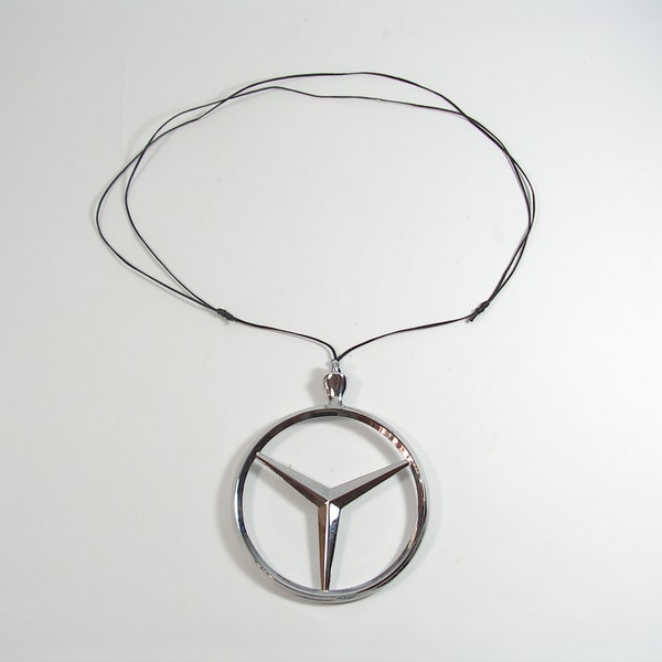 Mercedes Benz Pendant Necklace - Etsy