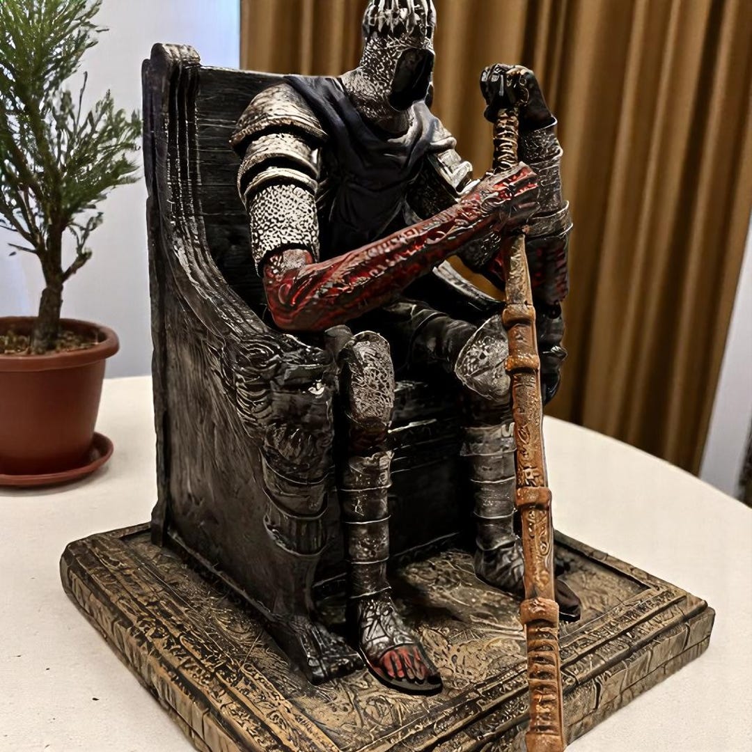 Dark Souls Yhorm the Giant Figure, Yhorm on Throne Figure, Dark Souls 3 ...