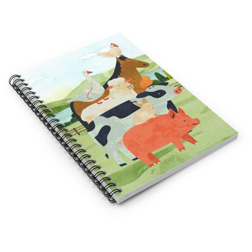 Life on the Farm Notebook| Farm Life | Farm Friends Middle America ...