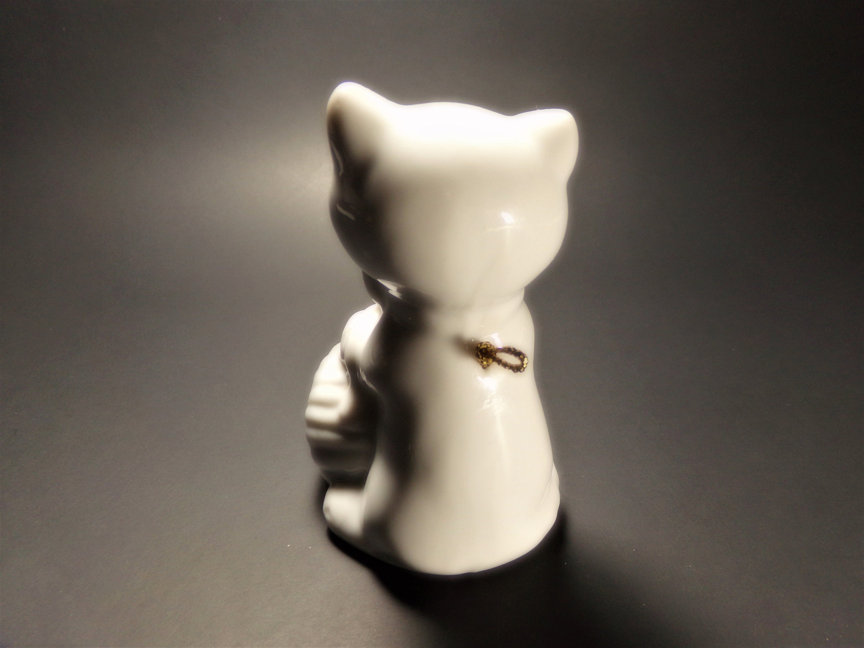 Porcelain Cat Kitten Bells Spencer Gifts Taiwan Vintage 1982 - Etsy