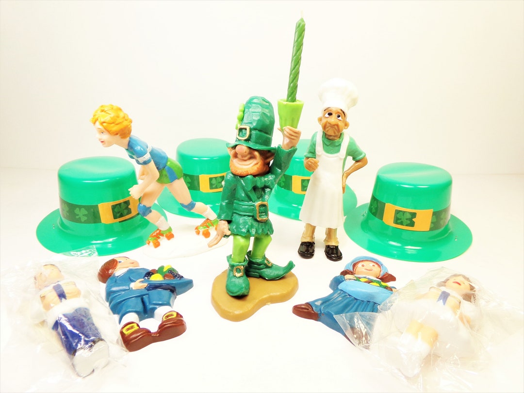 Very Rare Vintage Wilton Holiday Cake Toppers 1970's-1980's St. Paddy's ...