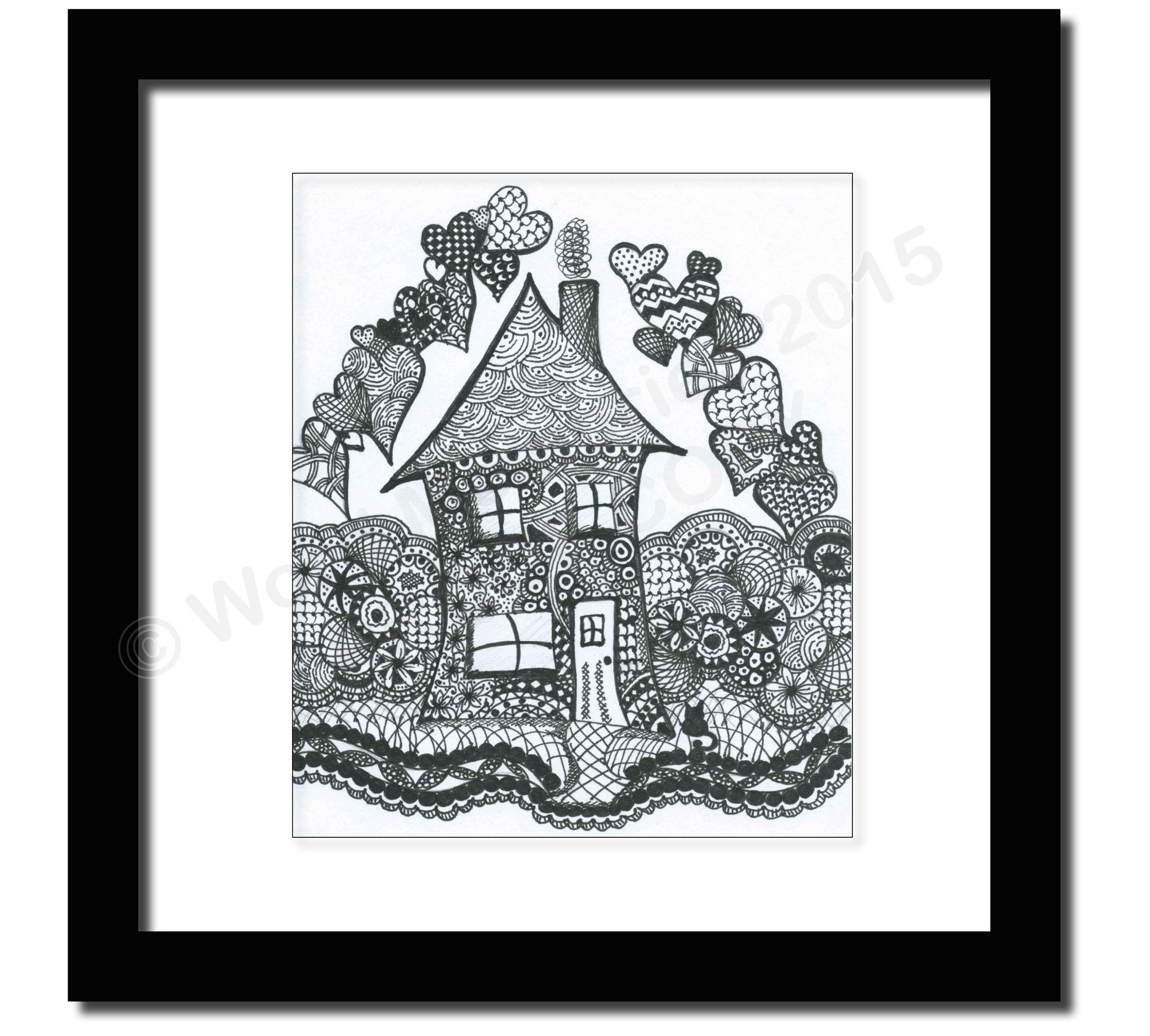 Doodle Art, new Home Digital Download Art - Etsy