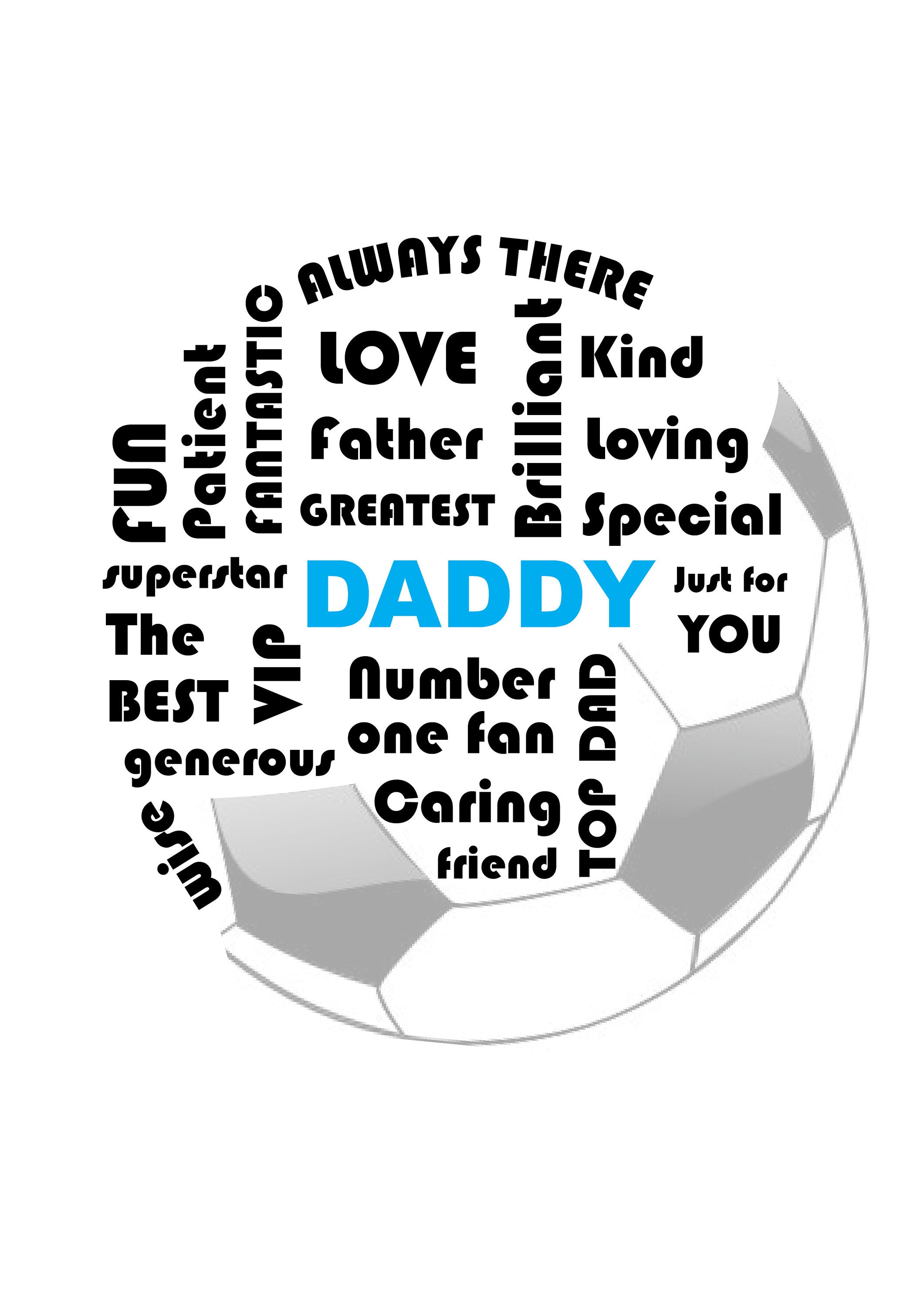 SPORTS Shaped Personalised Word Art Various - Etsy