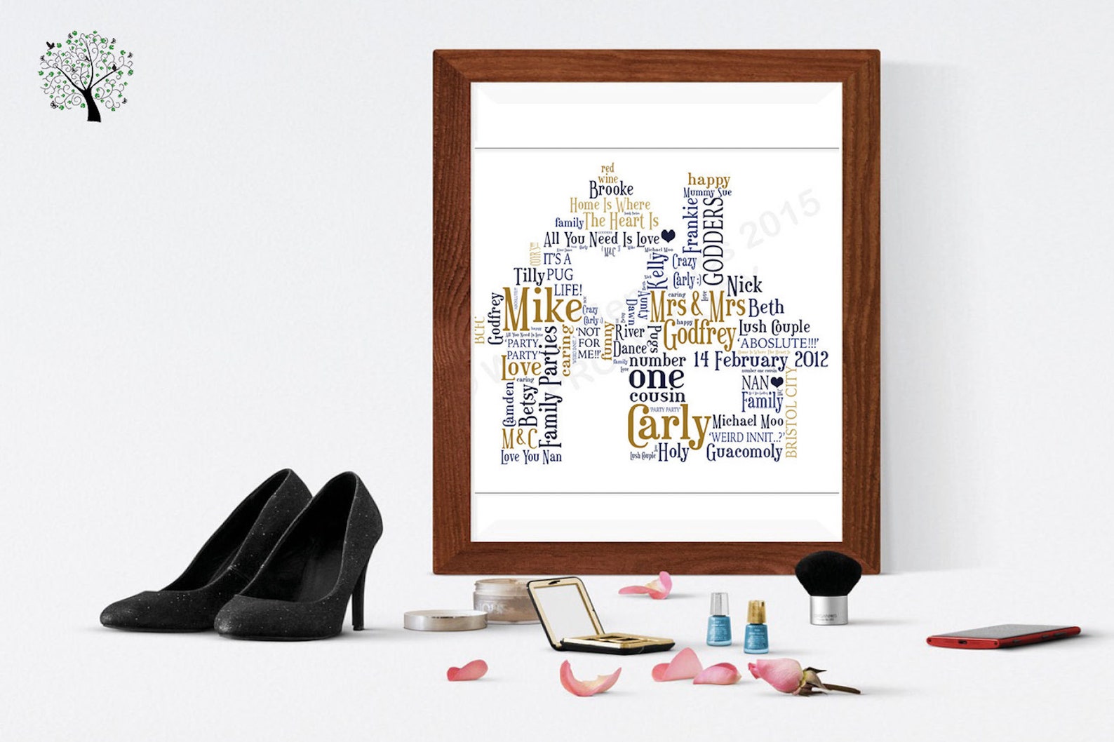 House and Home Shaped Personalised Word Art - Etsy