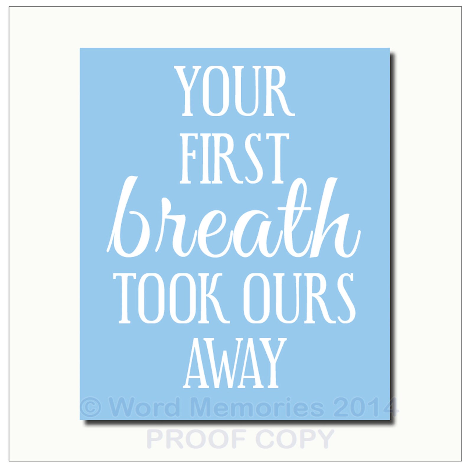 Your First Breath Digital Print baby Girl and Baby Boy - Etsy
