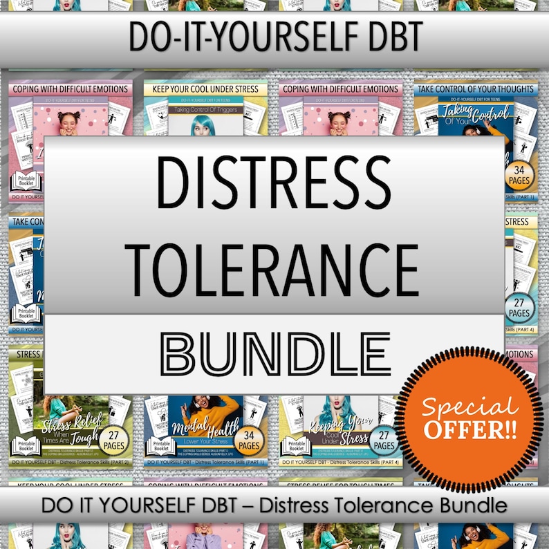 DISTRESS TOLERANCES (113 Pages) - Do-it-yourself DBT - Coping Skills ...