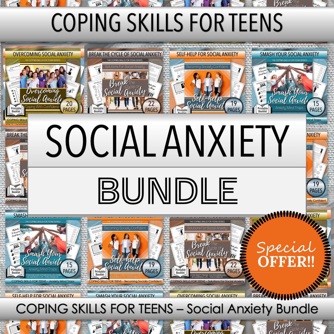 Social Anxiety Bundle (76 Pages) Overcoming Social Anxiety - Self-help ...