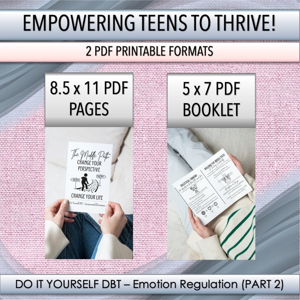 Emotion Management Do-it-yourself DBT Emotion Regulation part 2, Coping ...