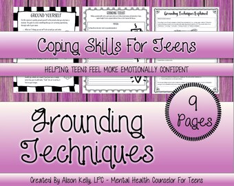 Therapeutic Worksheets for Children and Teens Journal Pages - Etsy