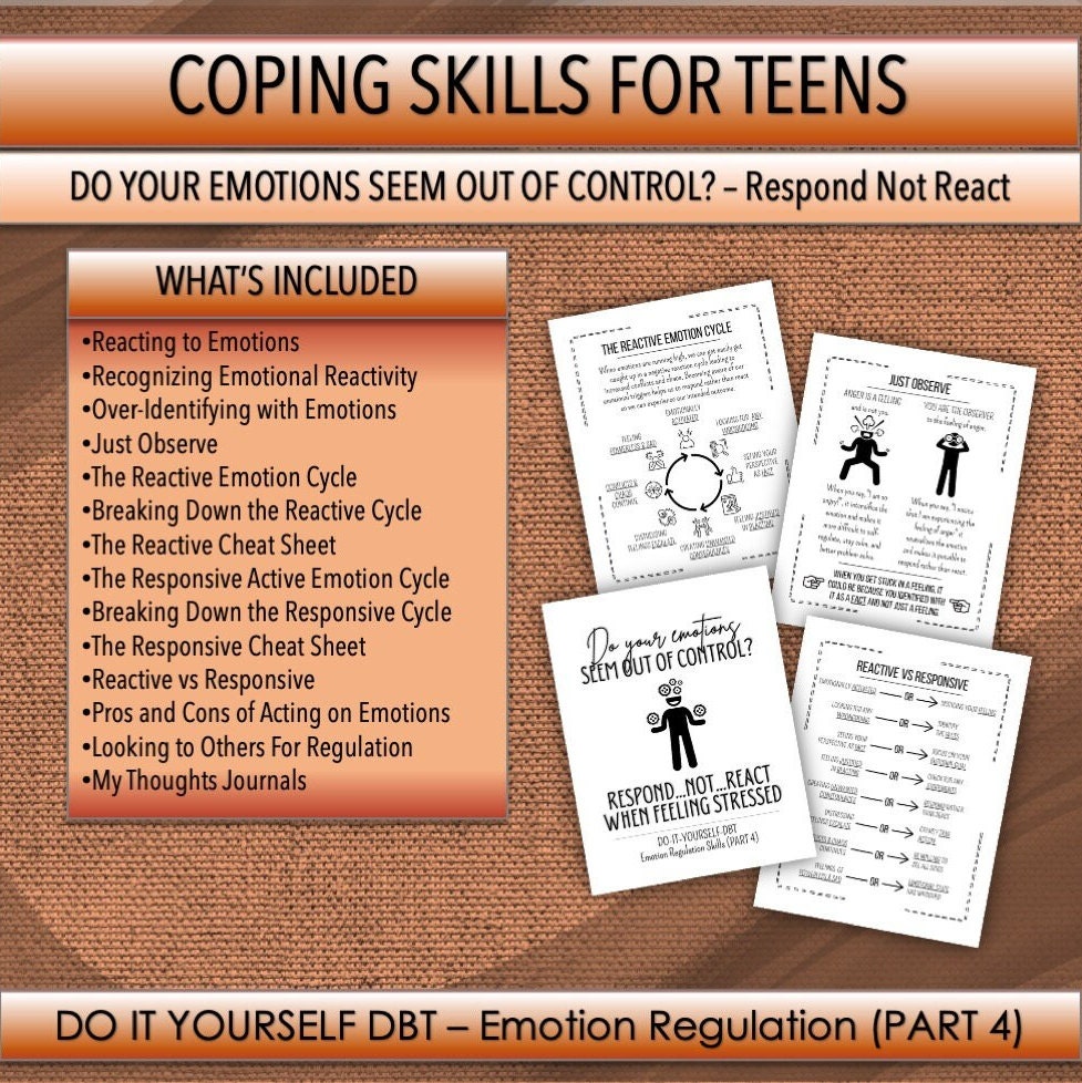 Respond Rather Than React - Do-it-yourself DBT Emotion Regulation (part ...