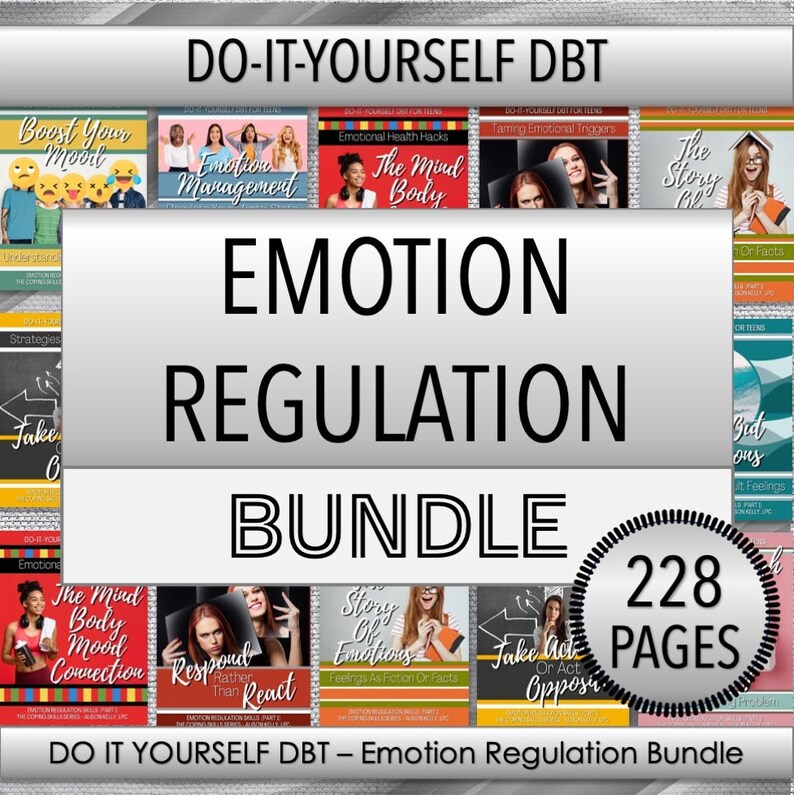 EMOTION REGULATION 228 Pages Do-it-yourself DBT Coping Skills for Teens ...