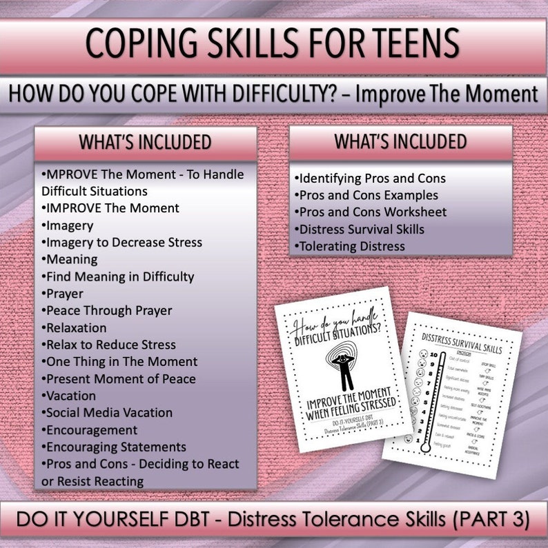 IMPROVE the Moment - Do-it-yourself DBT Distress Tolerance (part 3 ...