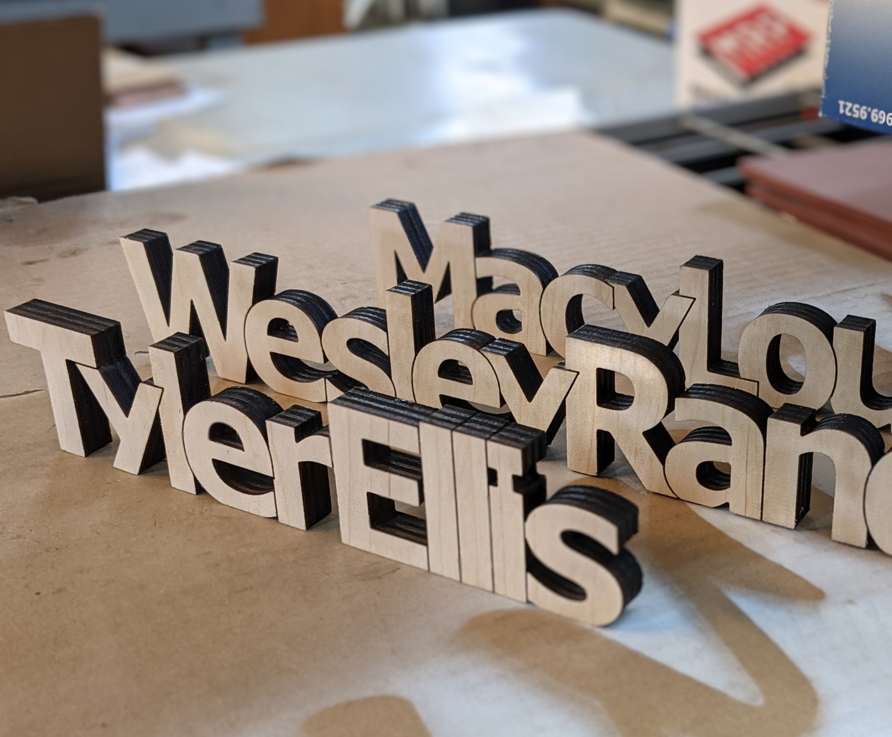 Custom Laser Cut Stand up or Hanging Sign Block Letters and | Etsy