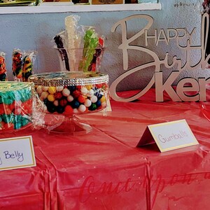 Happy Birthday Custom Stand up Sign - Etsy