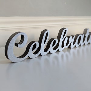 Custom Laser Cut Stand up or Hanging Sign Classic Script Unfinished - Etsy