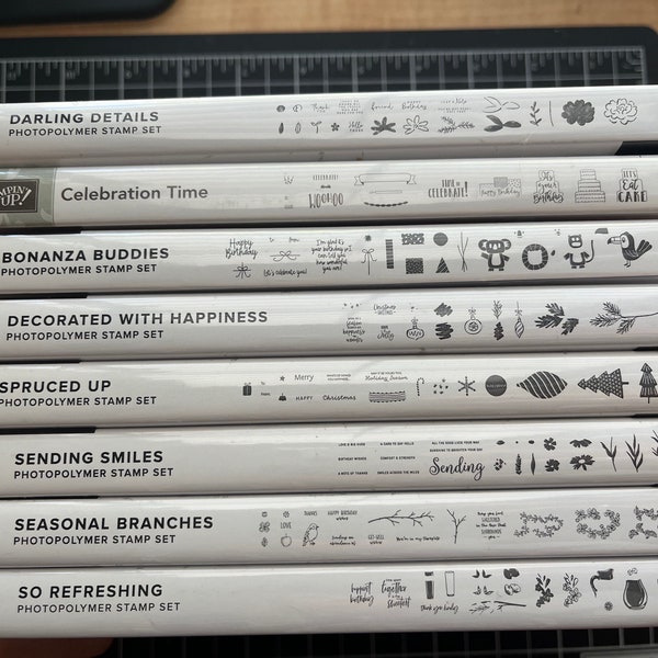 Stampin up Stamps Dies - Etsy