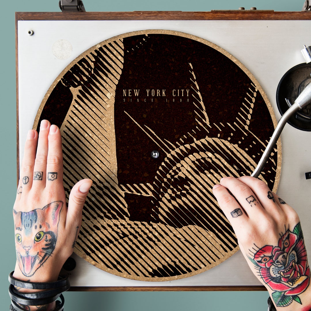 Custom Cork Slip Mat for Turntable Liberty Personalized Slipmat Gift ...